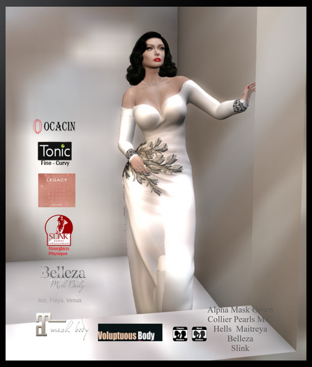 Second Life Marketplace Adl High Fashion Dita Gown